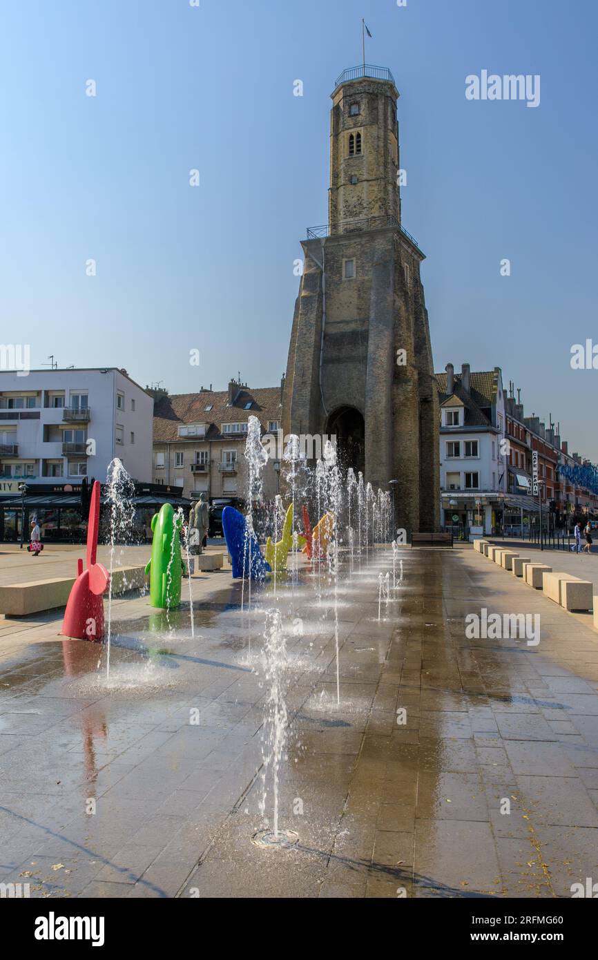 France, Hauts-de-France region, Pas-de-Calais, Calais, Place d'Armes ...