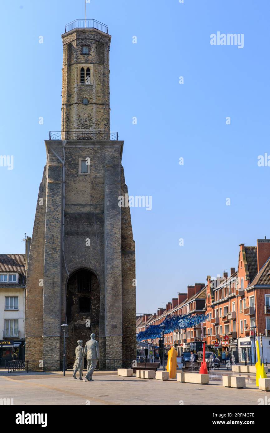France, Hauts-de-France region, Pas-de-Calais, Calais, Place d'Armes ...