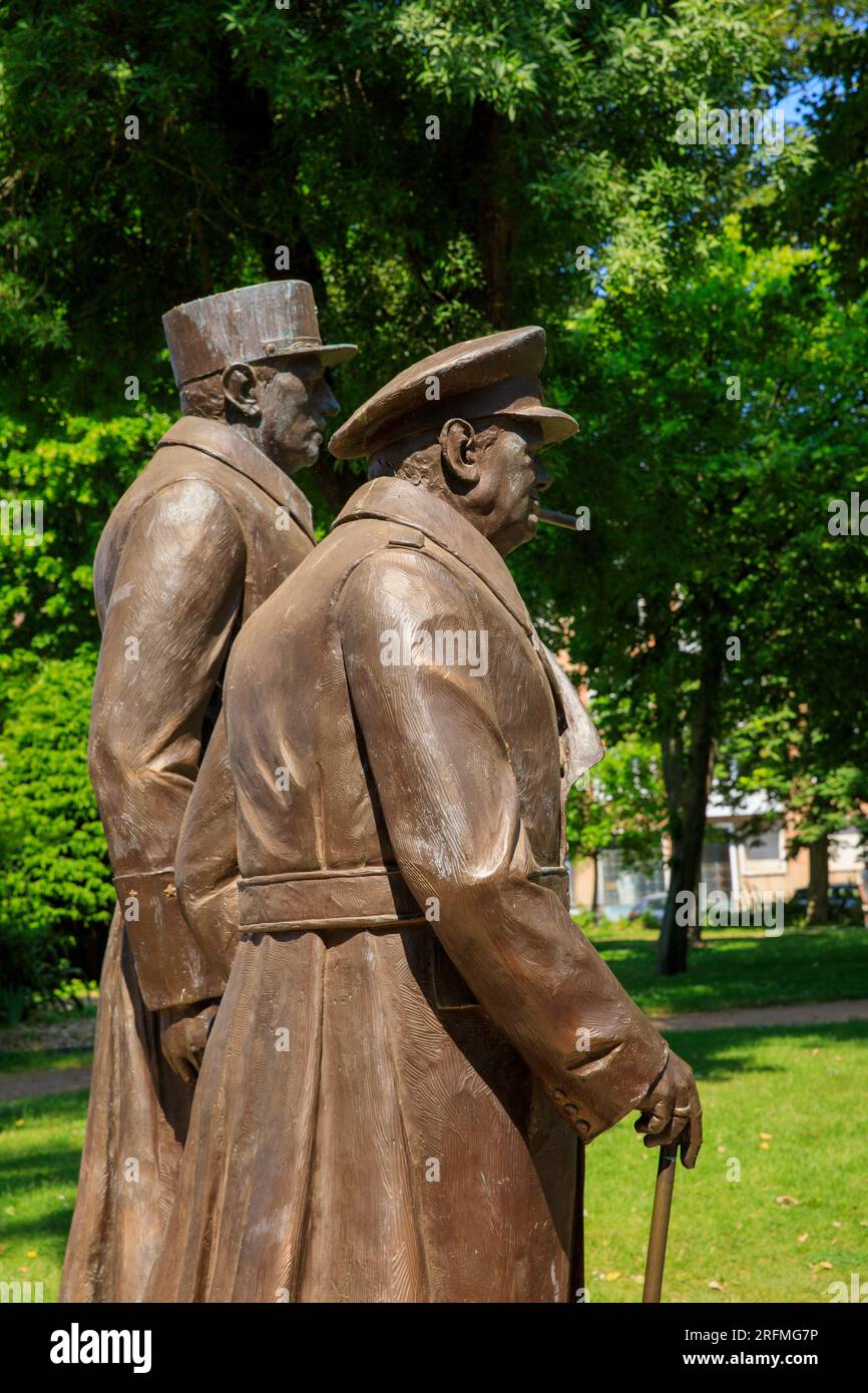France, Hauts-de-France region, Pas-de-Calais, Calais, Parc Richelieu ...