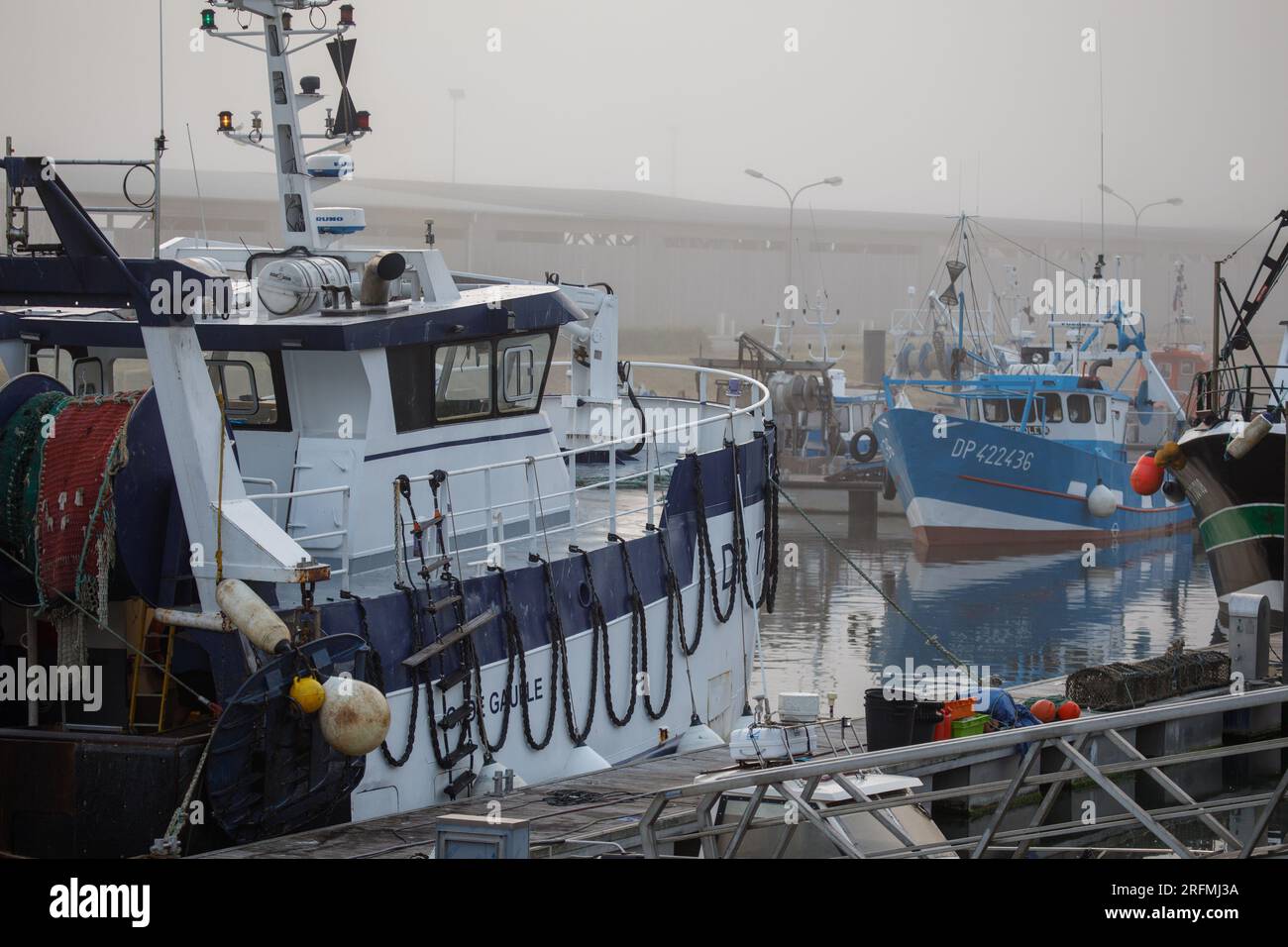 France, Normandy region, Seine-Maritime department, Le Tréport, harbour ...