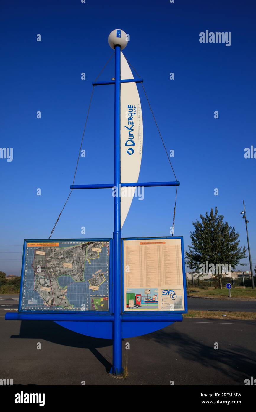 Dunkirk map hi-res stock photography and images - Alamy