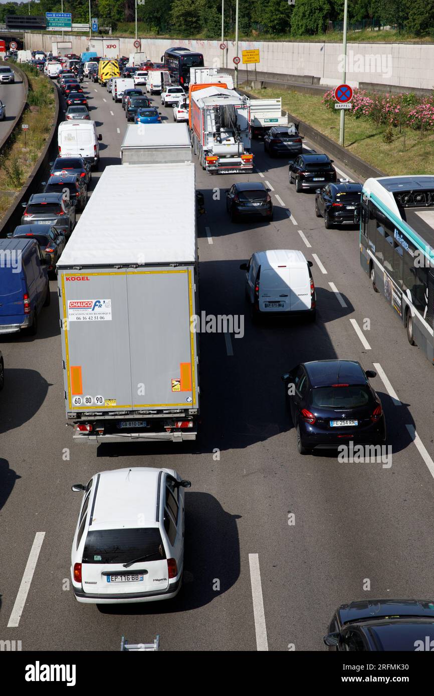 France, Ile-de-France region, Paris 16th arrondissement, Porte de la ...