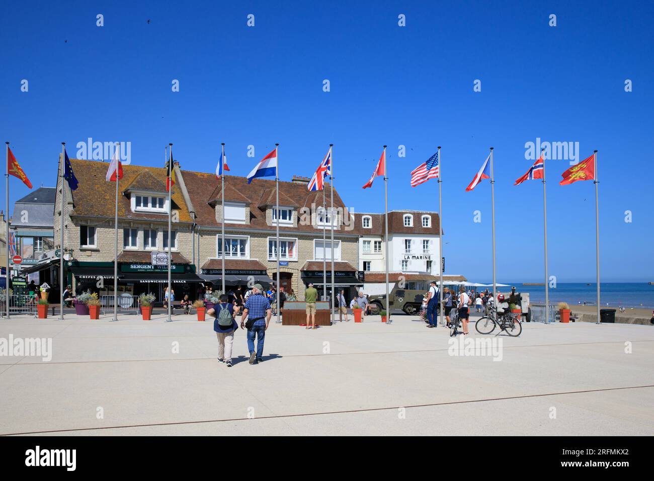 France, Normandy region, Calvados department, D-Day beaches ...