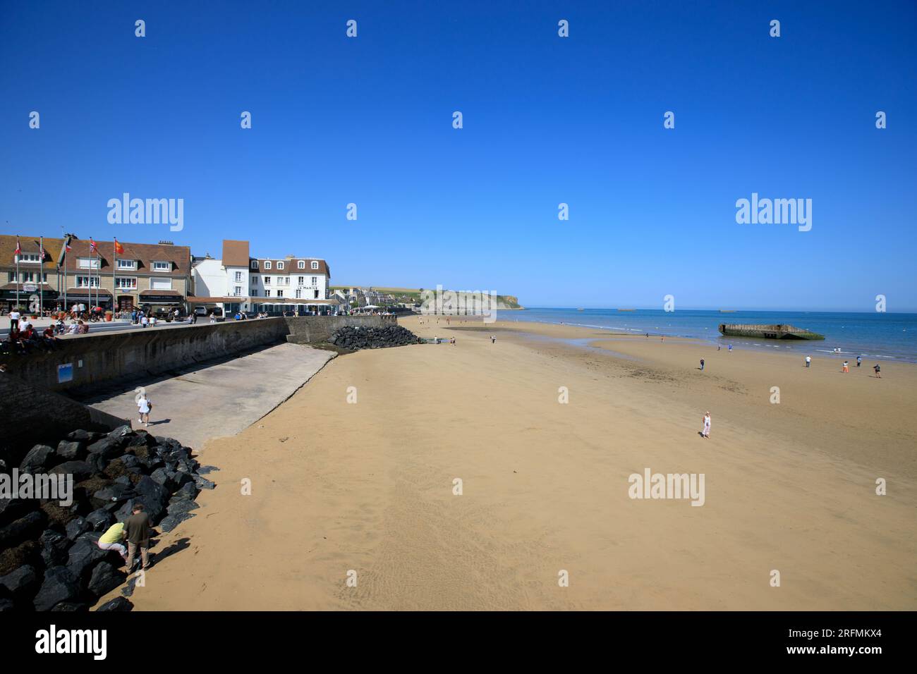 France, Normandy region, Calvados department, D-Day beaches ...