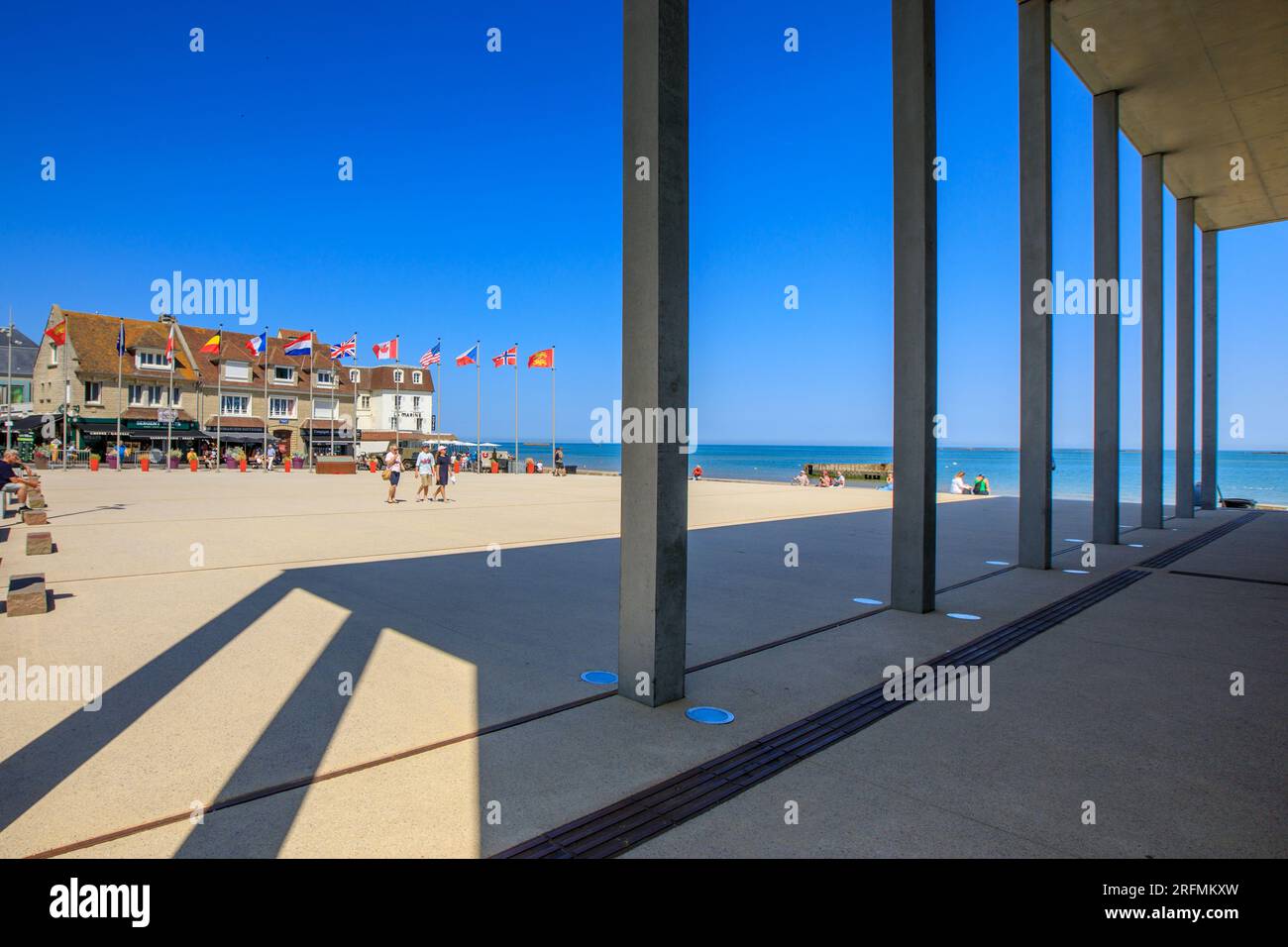 France, Normandy region, Calvados department, D-Day beaches ...