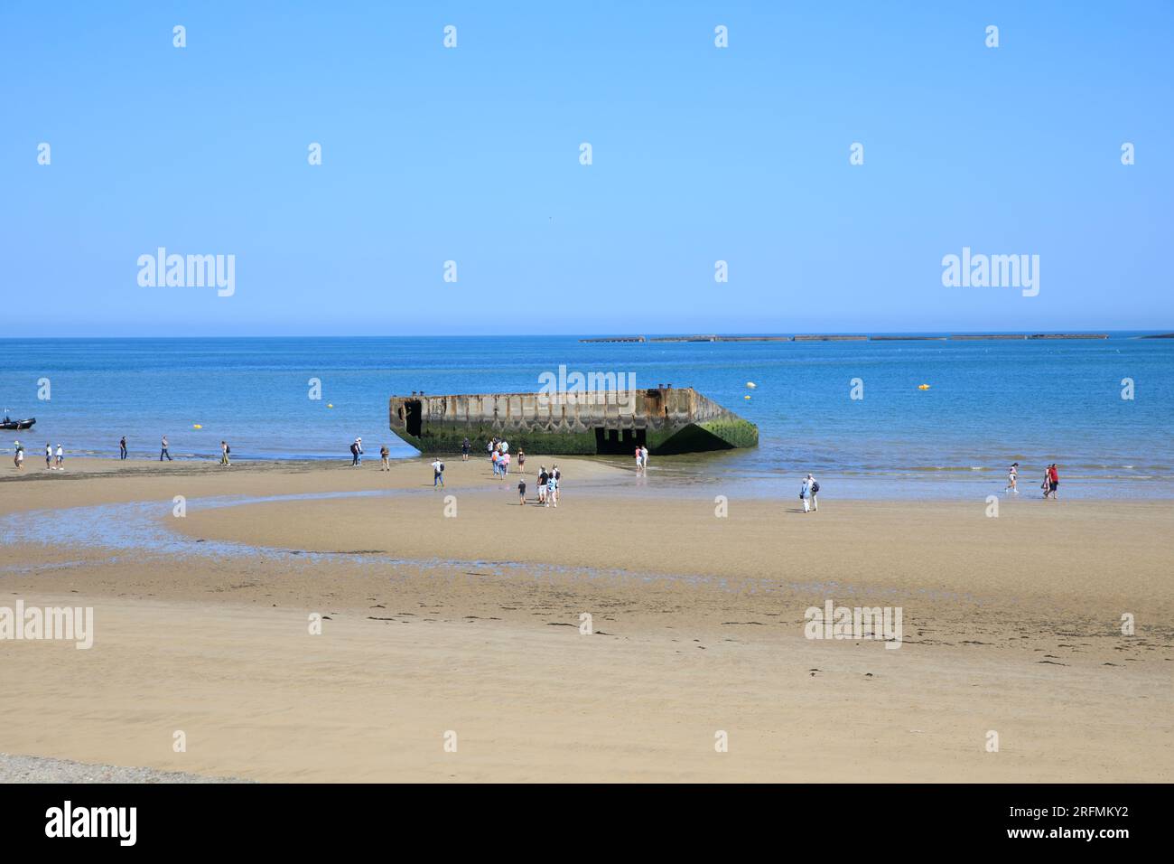 France, Normandy region, Calvados department, D-Day beaches ...