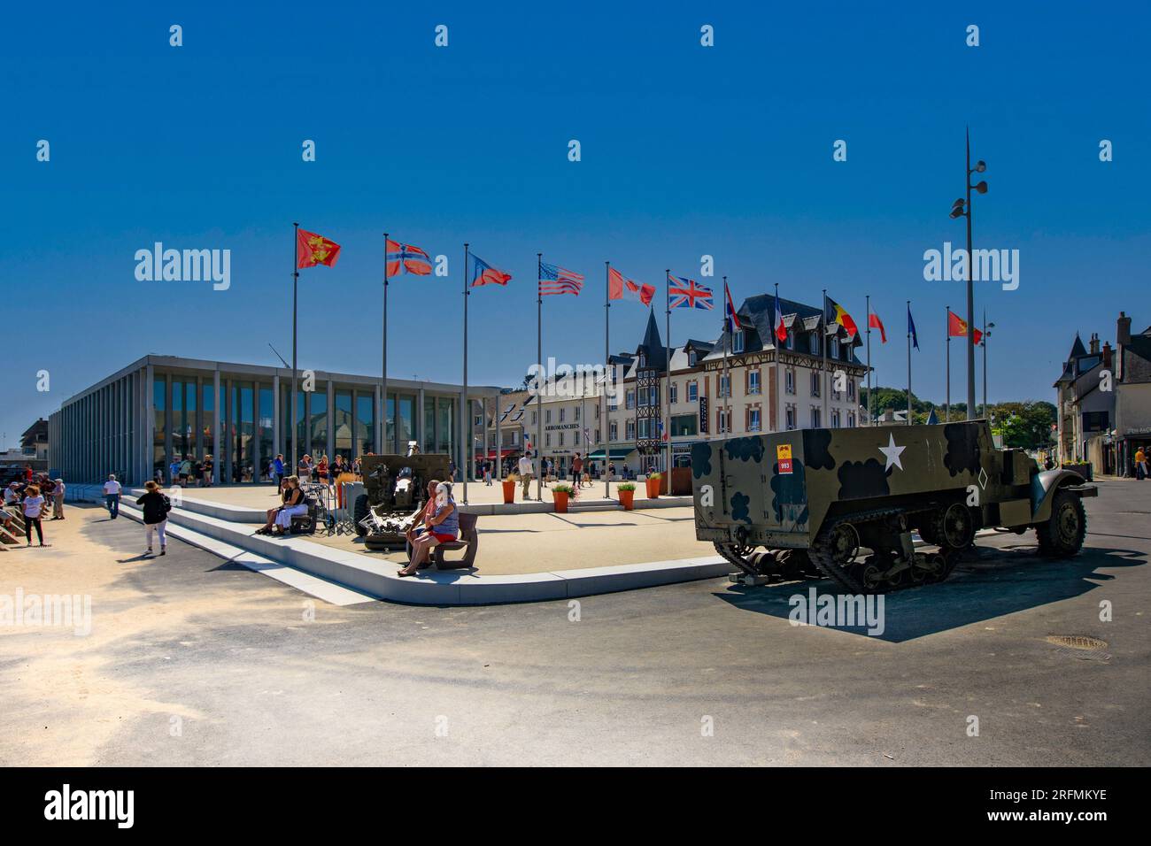 France, Normandy region, Calvados department, D-Day beaches ...