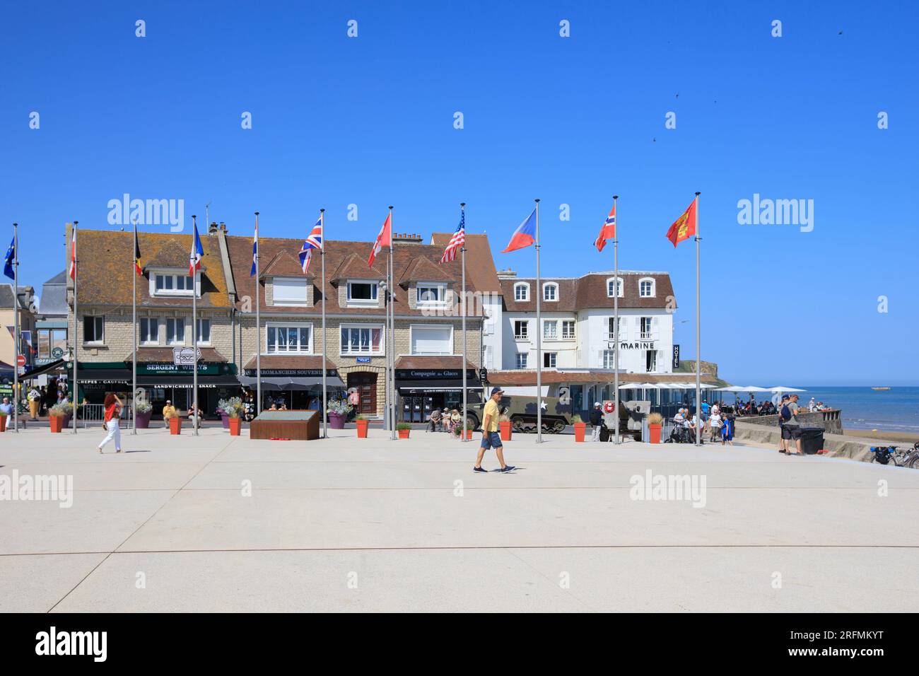France, Normandy region, Calvados department, D-Day beaches ...