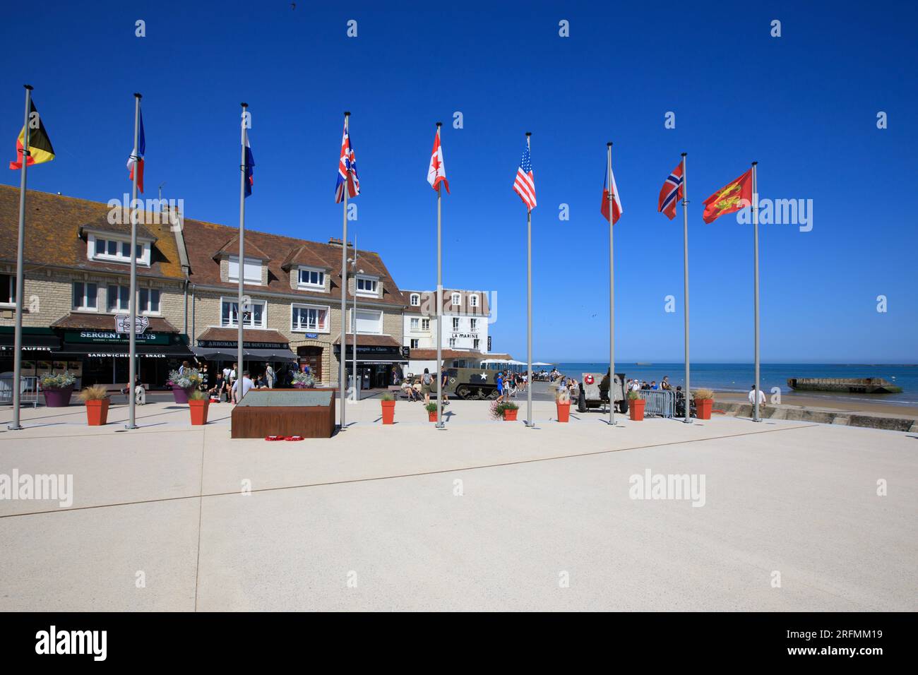 France, Normandy region, Calvados department, D-Day beaches ...