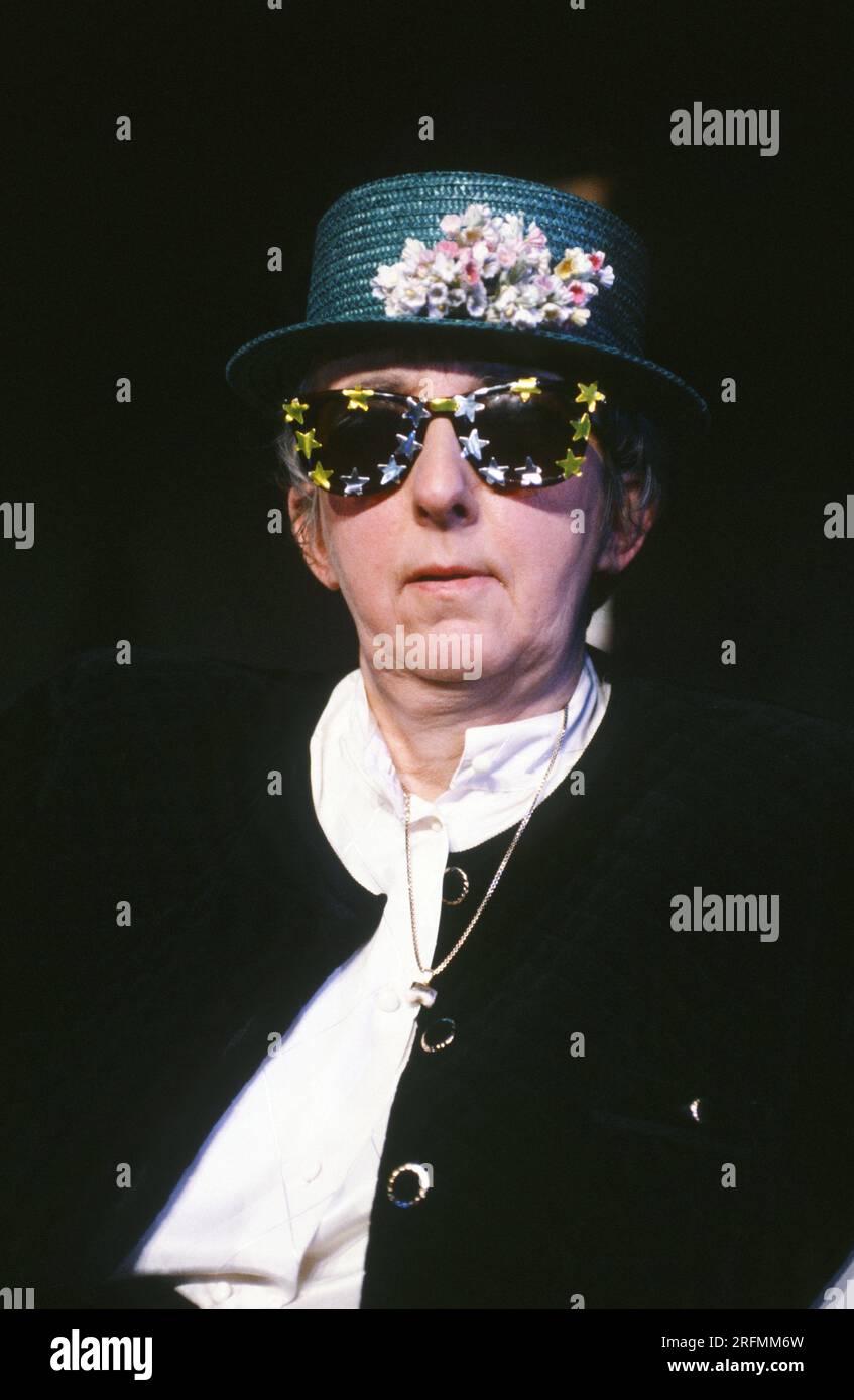 French actress Marie-Pierre Casey on stage at the Olympia in Paris in ...