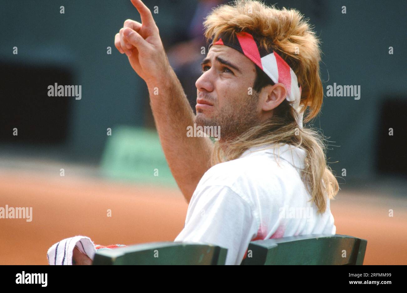 Andre agassi french open hi-res stock photography and images - Alamy