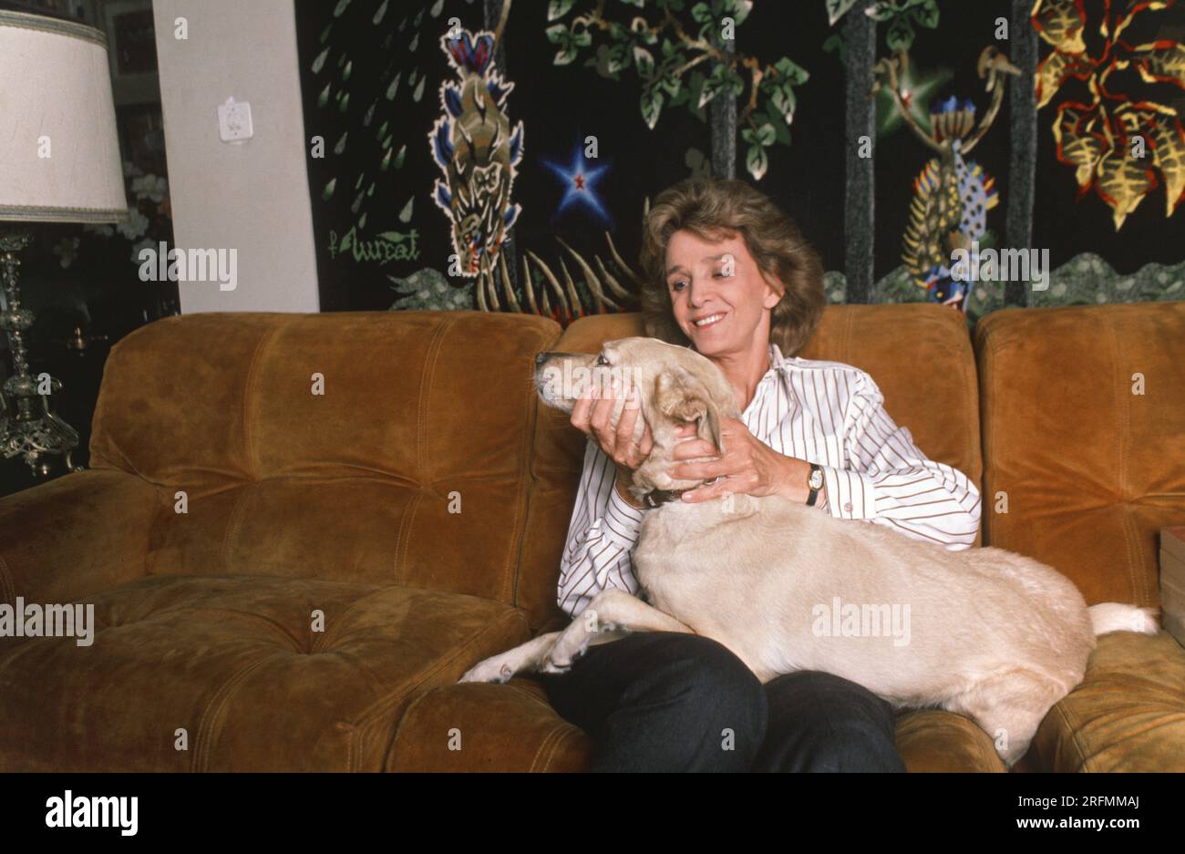 Gisèle Halimi, lawyer and feminist activist, at her home in Paris ...