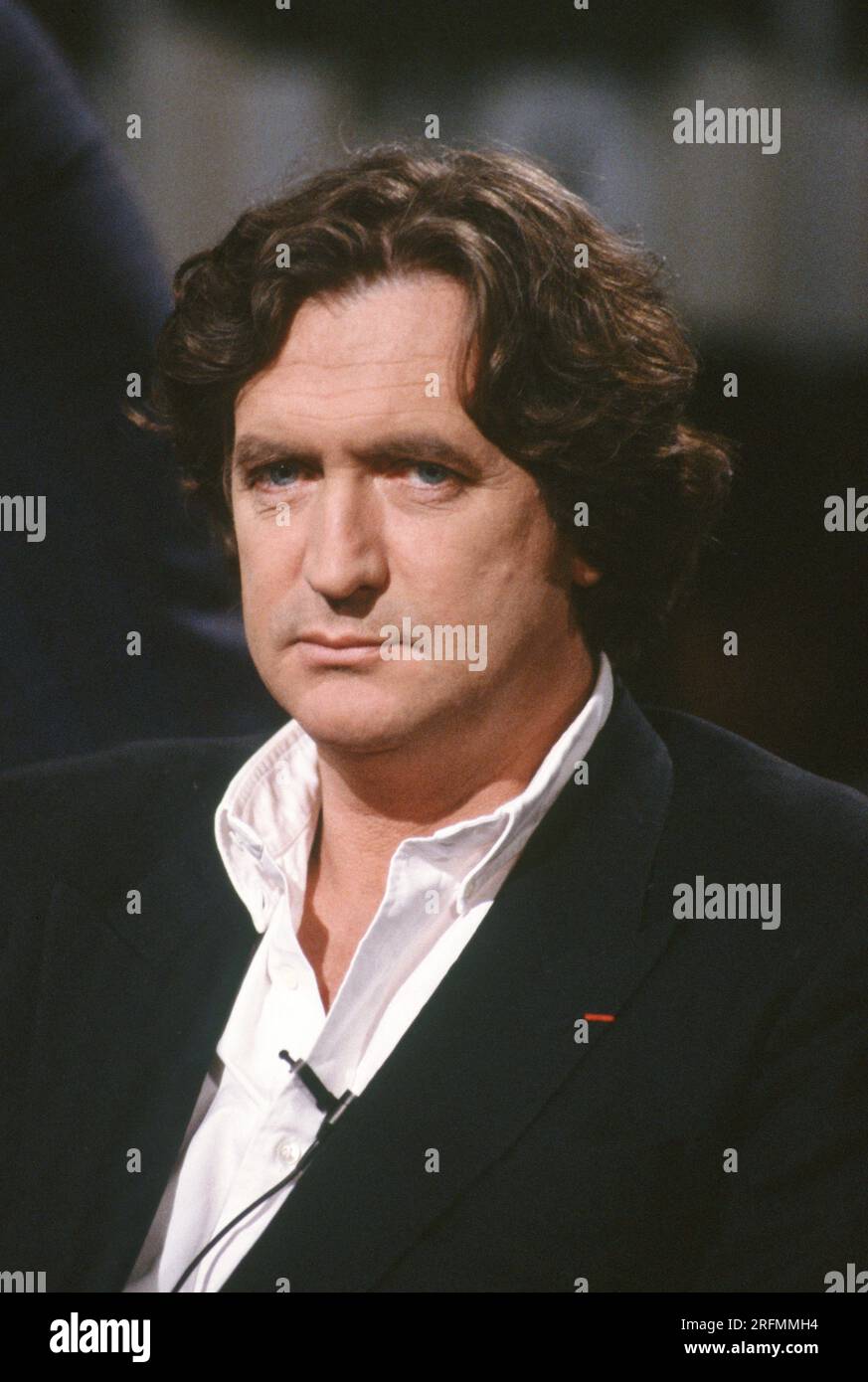 Olivier de Kersauson on the set of the literary TV show 'Apostrophes ...