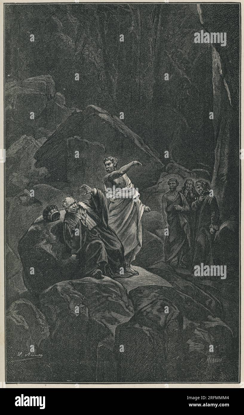 Dupin scolded by Brutus Book II, chapter VI Illustrator: L. Benett ...