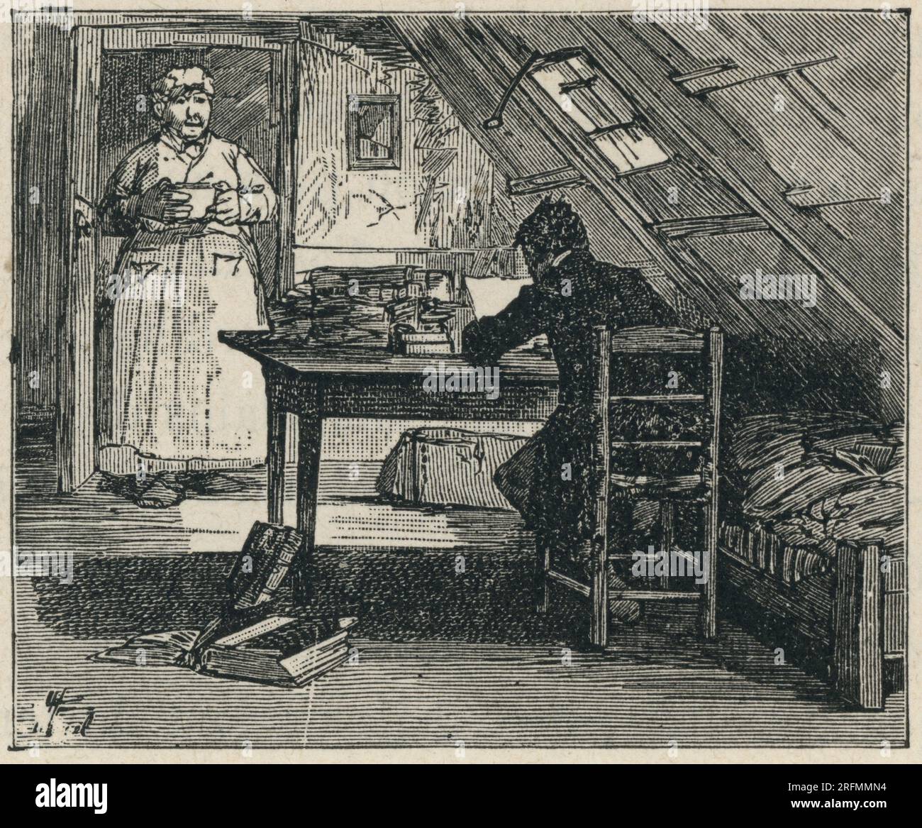 He lived at the back of a snuffbox shack Book VI, chapter V Illustrator ...