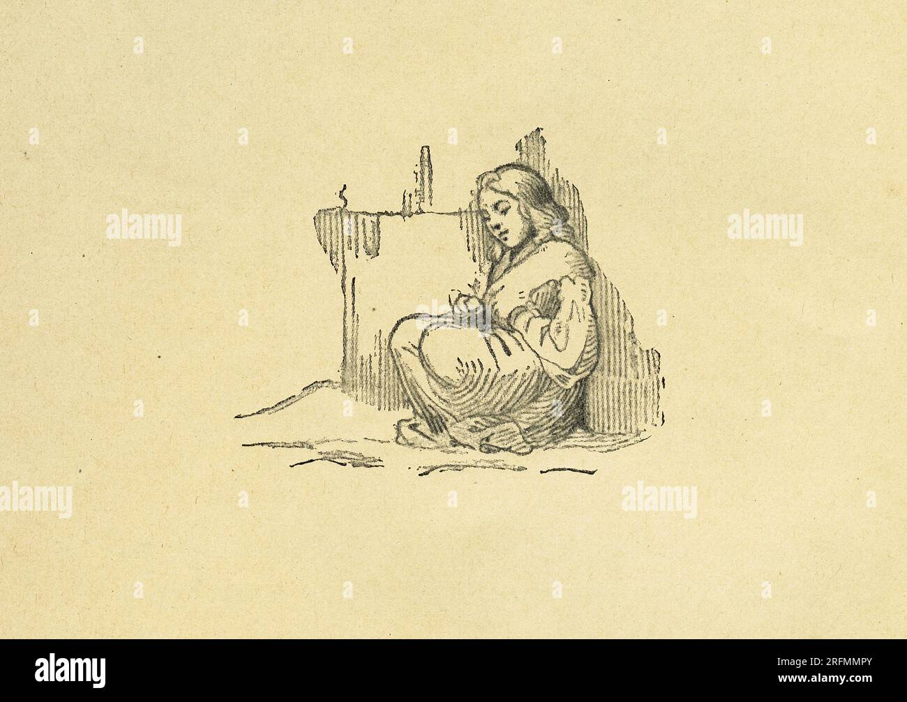 'The Little Match Girl' Illustration from Hans Christian Andersen's ...