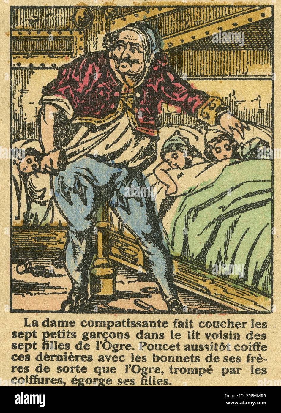 'Hop-o'-My-Thumb': the Ogre enters the room and kills his own daughters ...