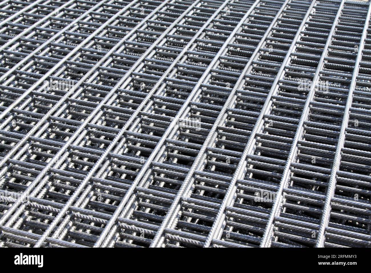bundle of reinforced components in a construction site Stock Photo - Alamy