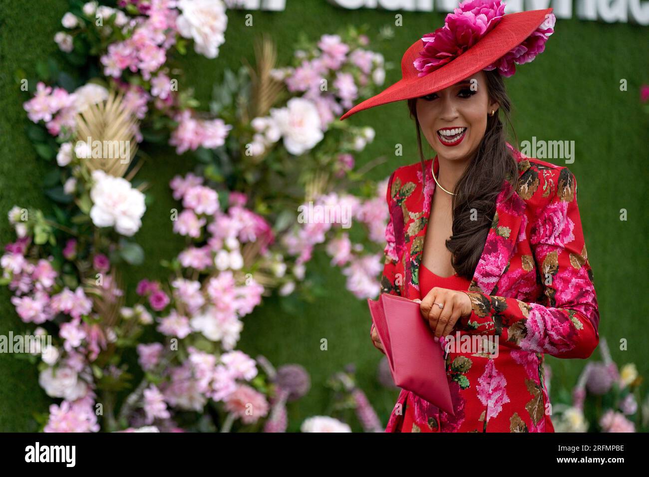Racegoer Jordan Cooney from Meath during day five of the Galway Races ...