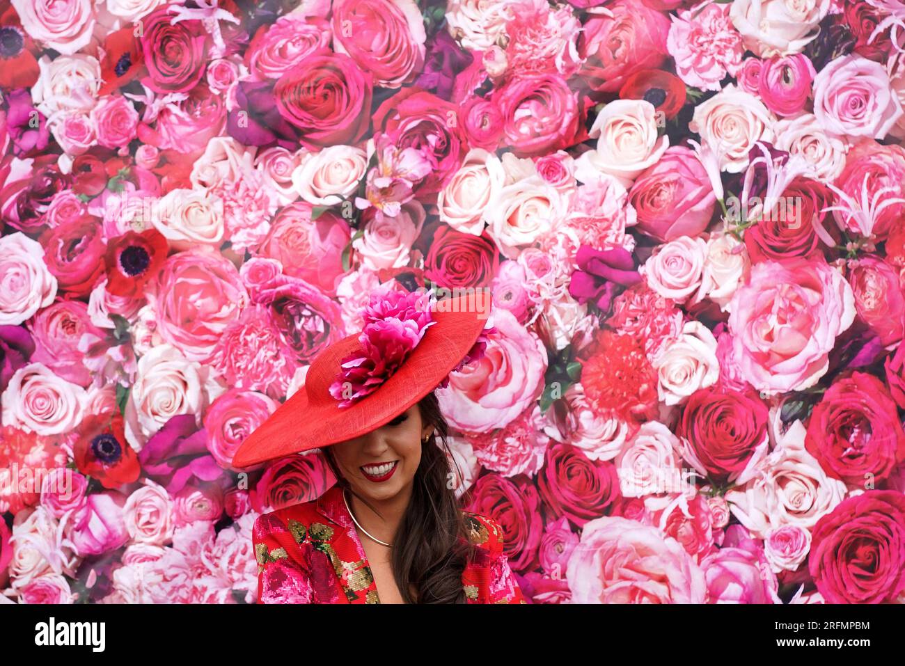 Racegoer Jordan Cooney from Meath during day five of the Galway Races ...
