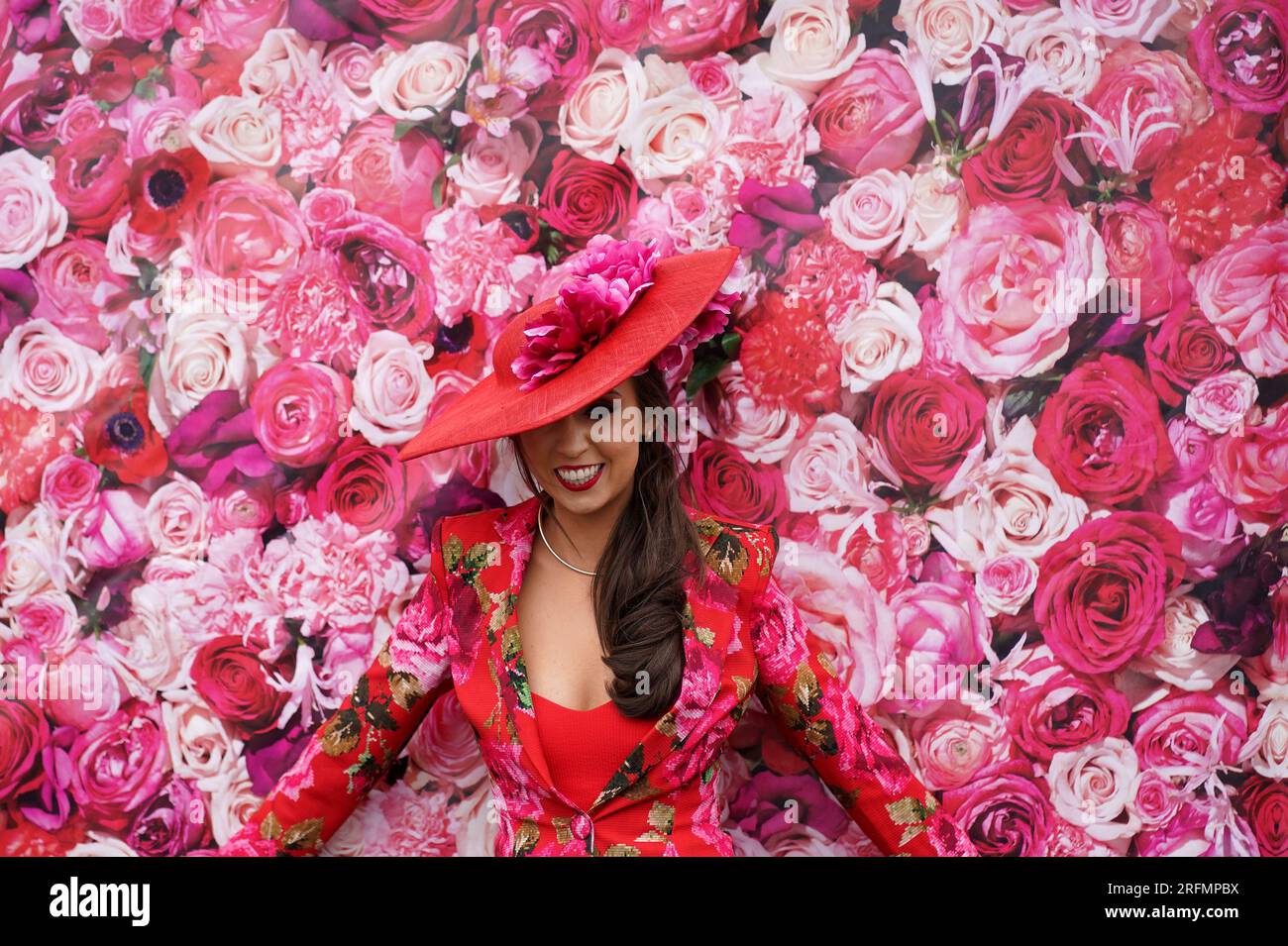 Racegoer Jordan Cooney from Meath during day five of the Galway Races ...