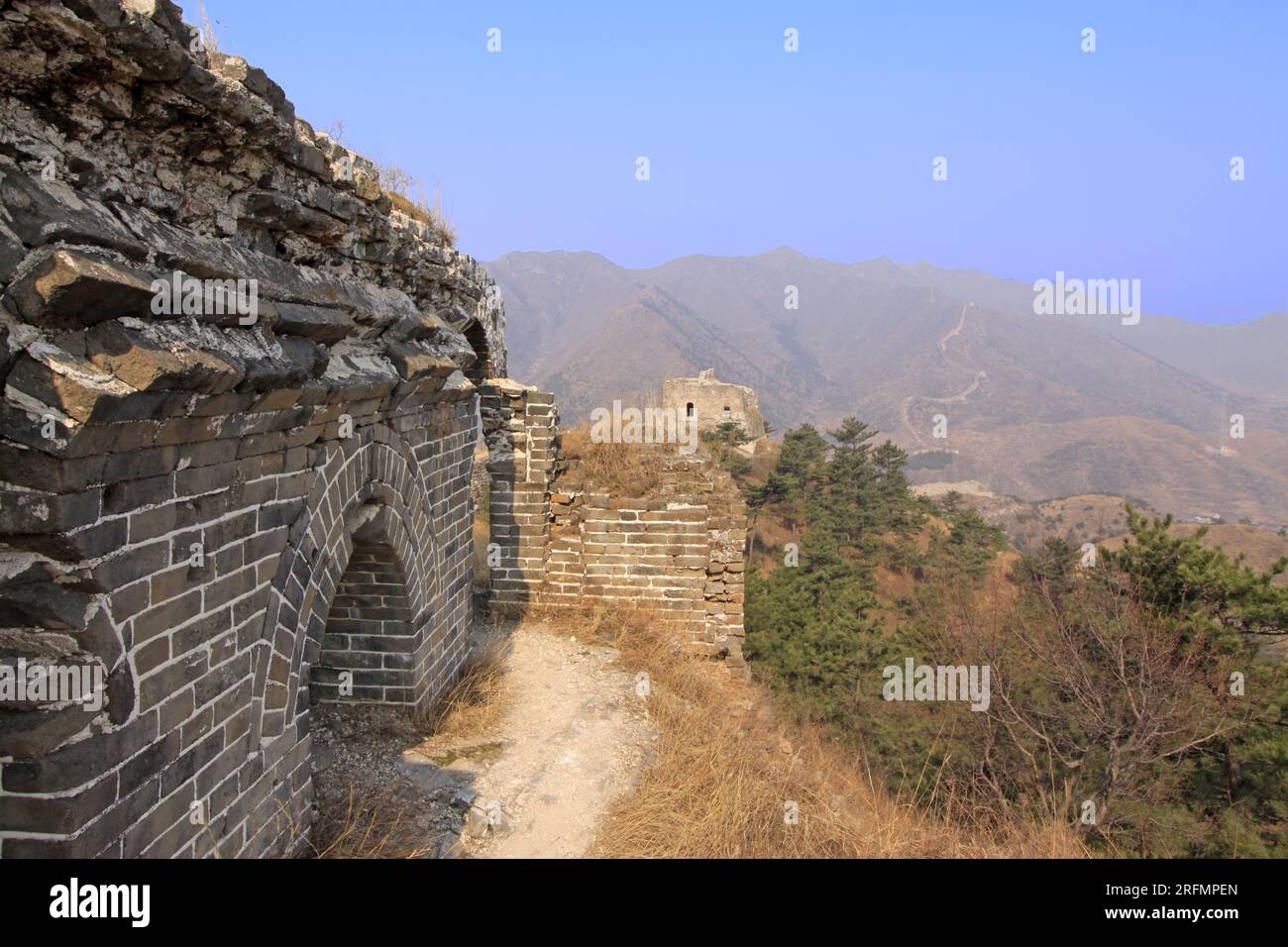 the original ecology of the great wall pass in north china Stock Photo ...