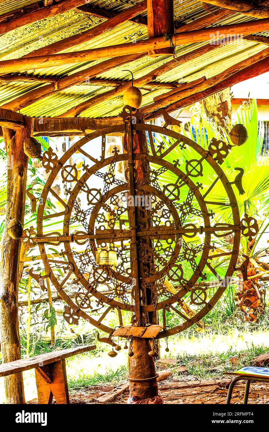 An Ethiopian cross (elaborate Stock Photo - Alamy