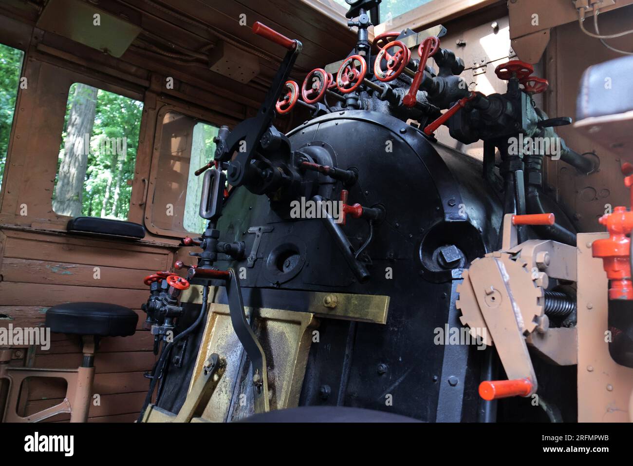 KYIV, UKRAINE - AUGUST 2, 2023 - The machinery is pictured inside a ...