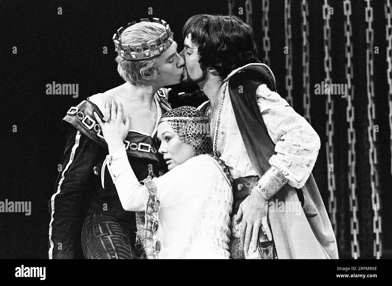 l-r: Ian McKellen (Edward II), Diane Fletcher (Queen Isabella), James ...