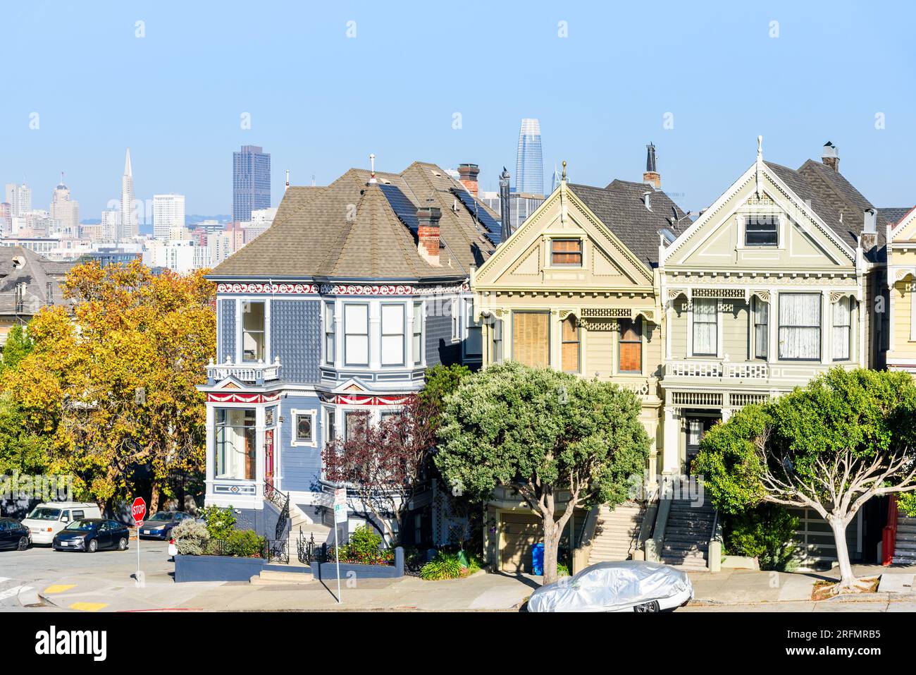 Colorful victorian house hi-res stock photography and images - Alamy