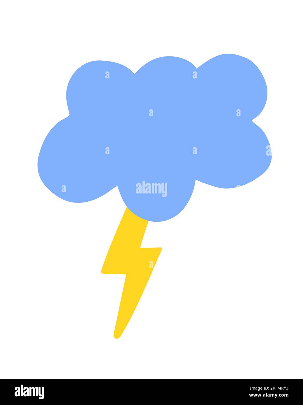 Blue lightning bolt Cut Out Stock Images & Pictures - Alamy