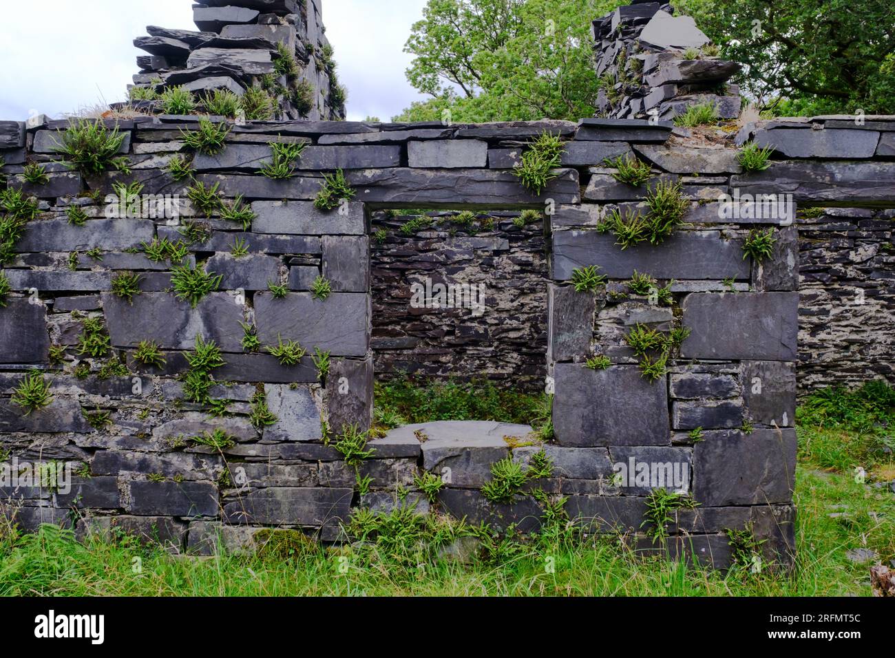 Dinorwic Slate Quarry in Llanberis, Gwynedd, North Wales, Great Britain ...