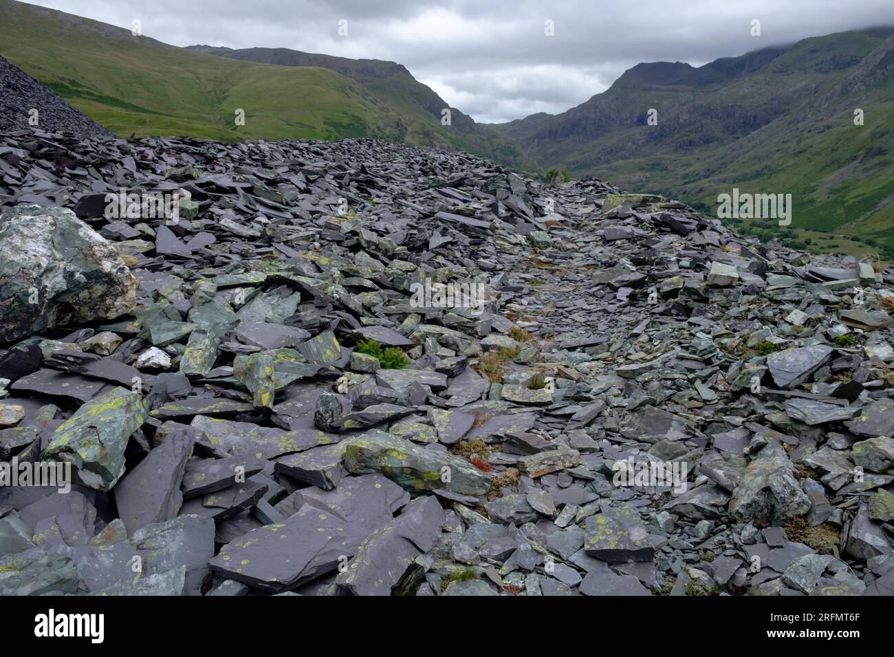 Dinorwic Slate Quarry in Llanberis, Gwynedd, North Wales, Great Britain ...