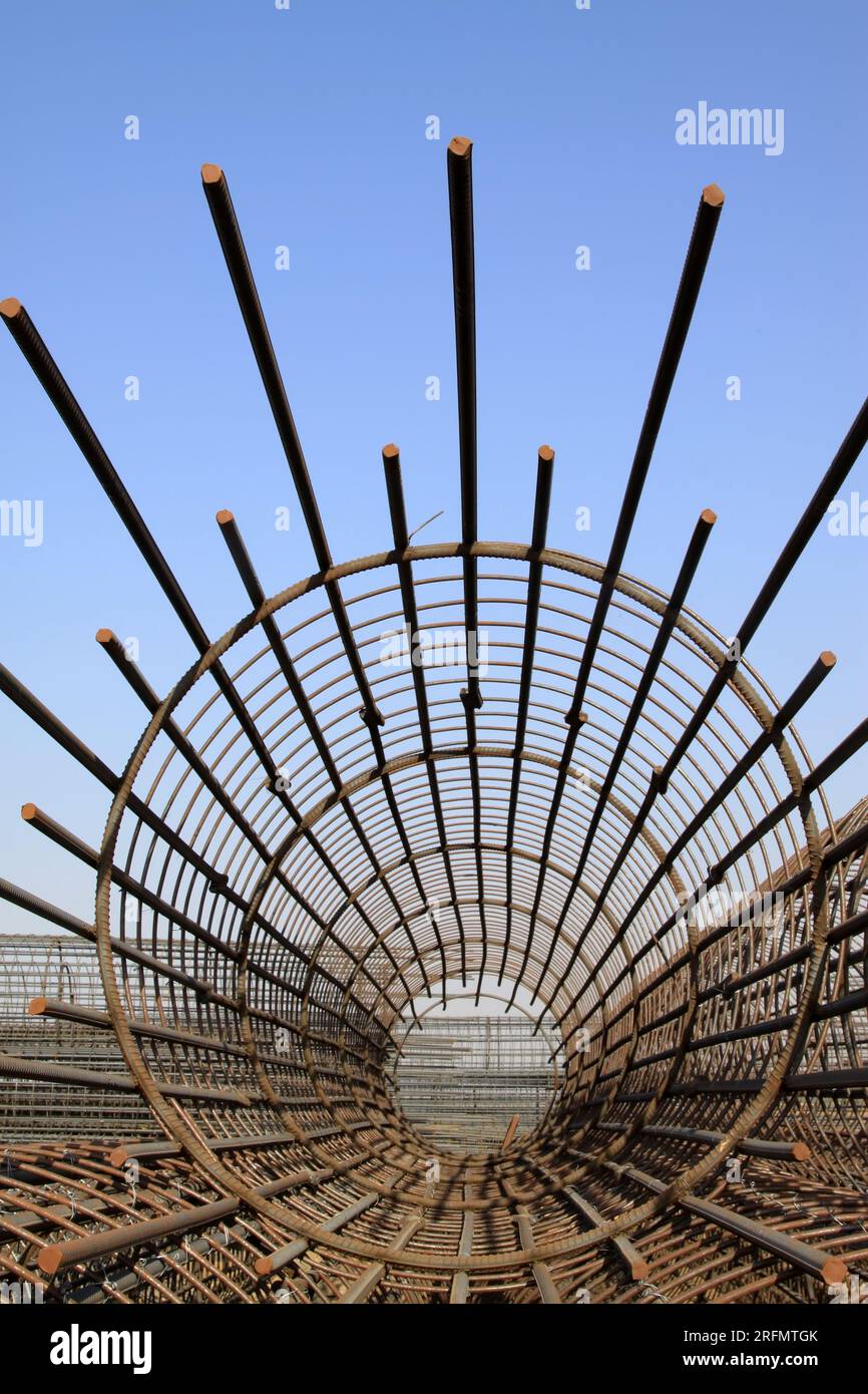 Metal components in steel cage hi-res stock photography and images - Alamy