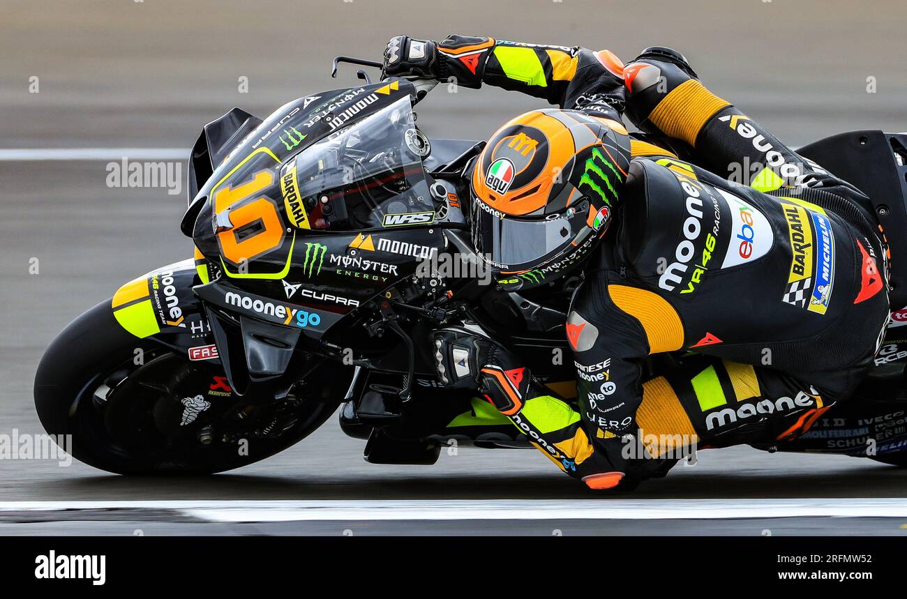 Mooney VR46 Racing's Luca Marini during Free Practice Two ahead of the ...