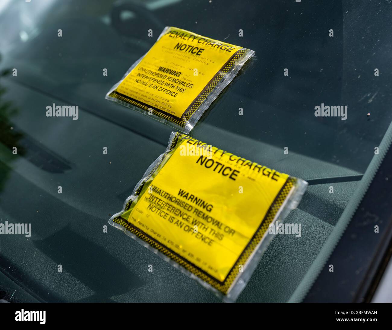 Parking tickets on car windshields hi-res stock photography and images ...