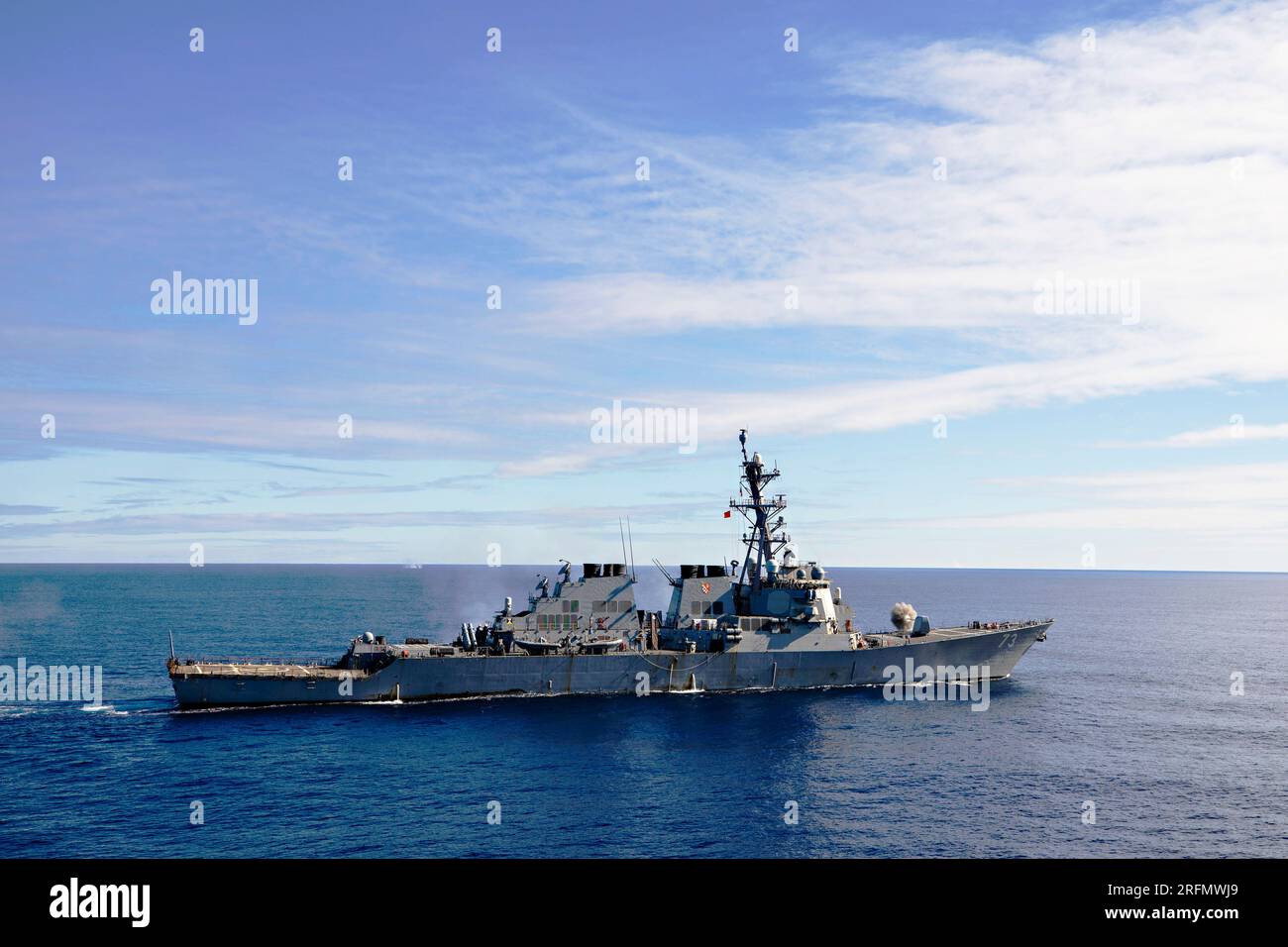 Pacific Ocean, United States. 23 June, 2023. The U.S. Navy Arleigh ...