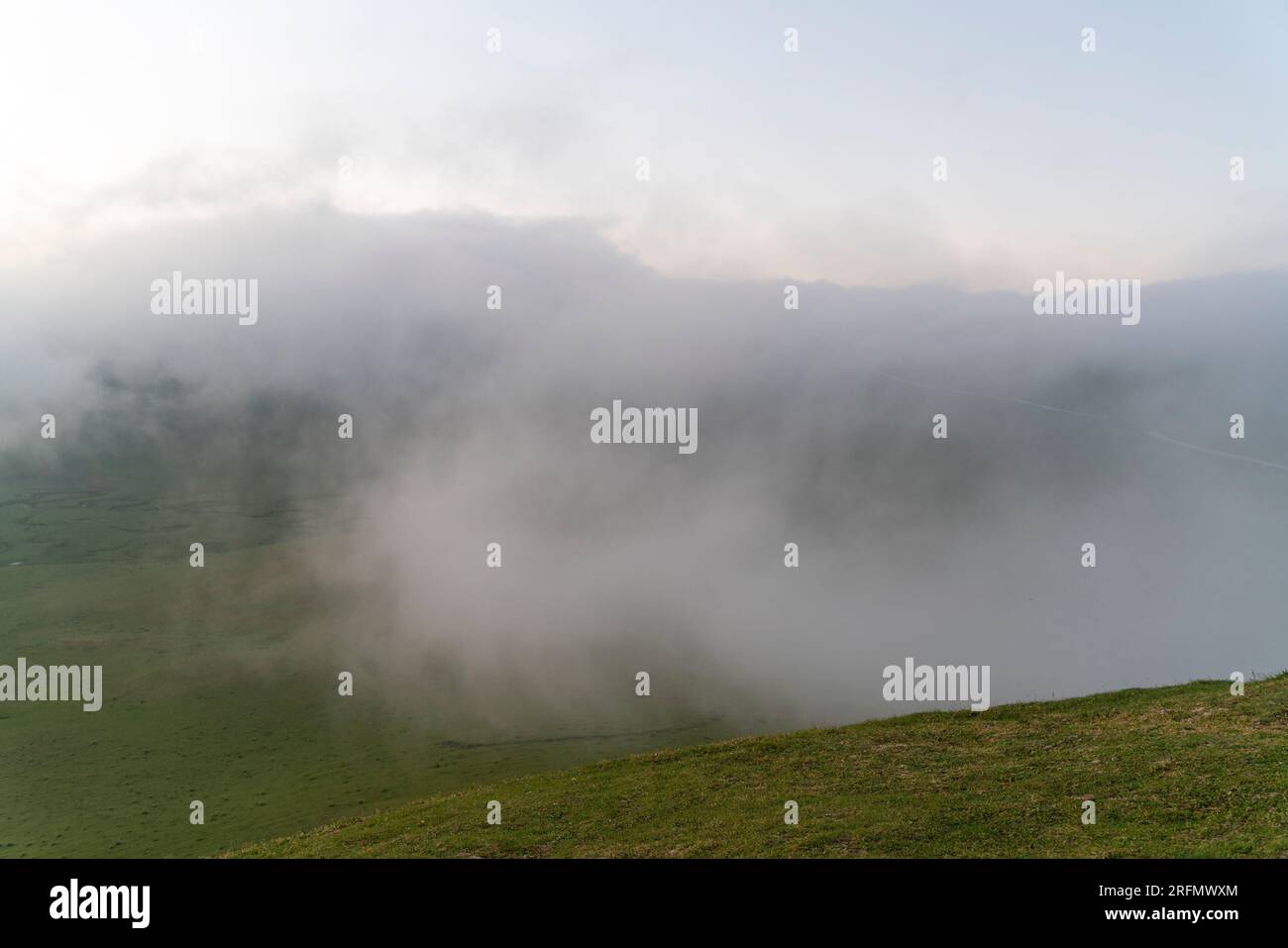 beautiful nature background, meander river plateau Stock Photo - Alamy