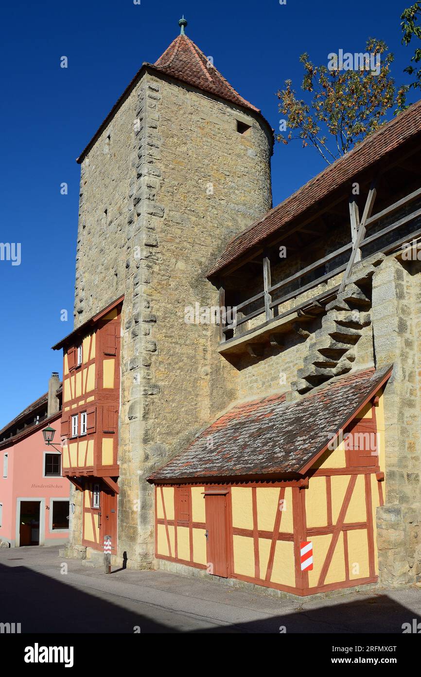 Henkersturm , City Walls / Stadtmauern, Rothenburg ob der Tauber ...