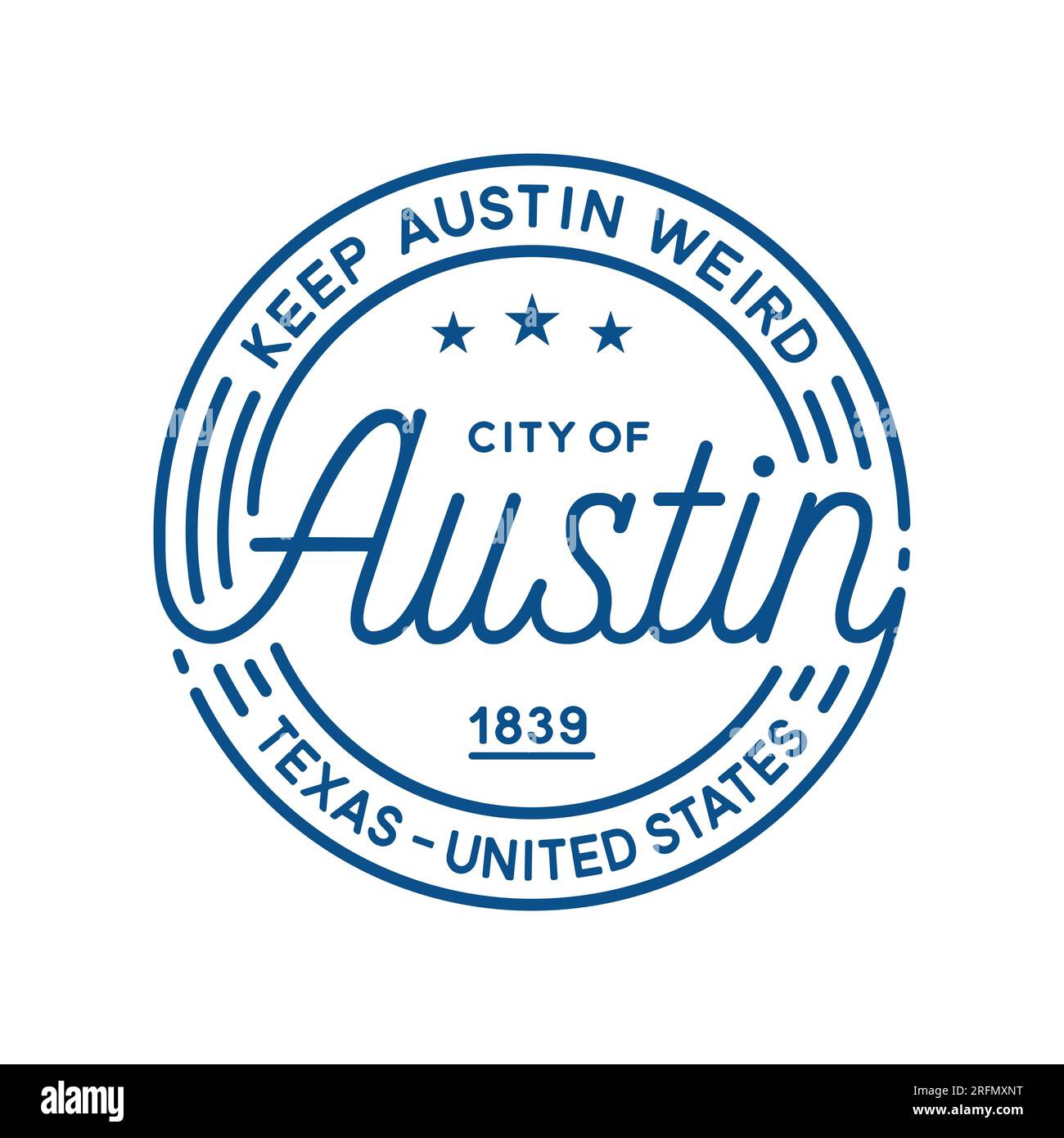 Austin Texas Vector design template. Austin Texas logotype. Vector and ...