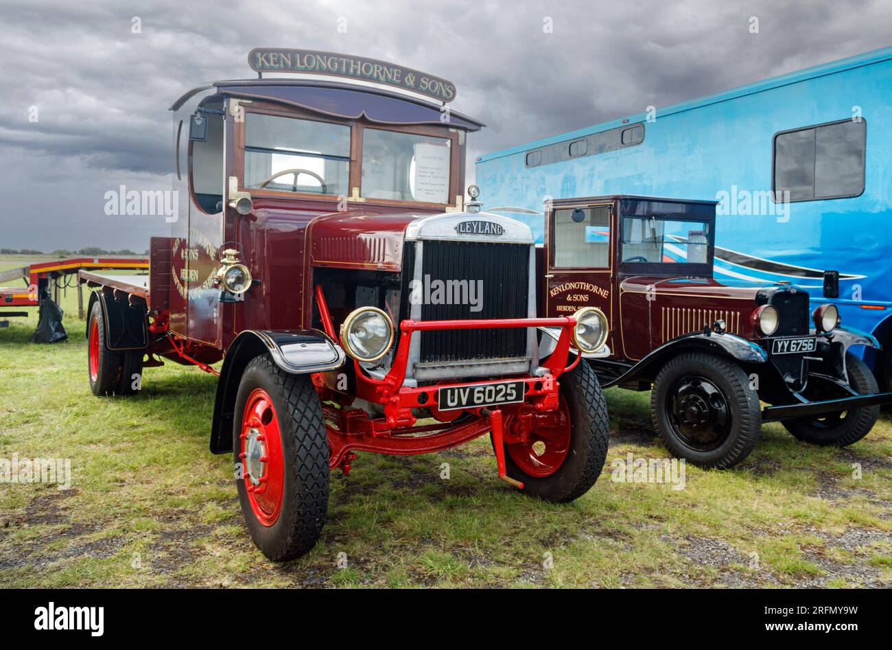 1922 Leyland lorry. Cumbria Steam Gathering 2023 Stock Photo - Alamy