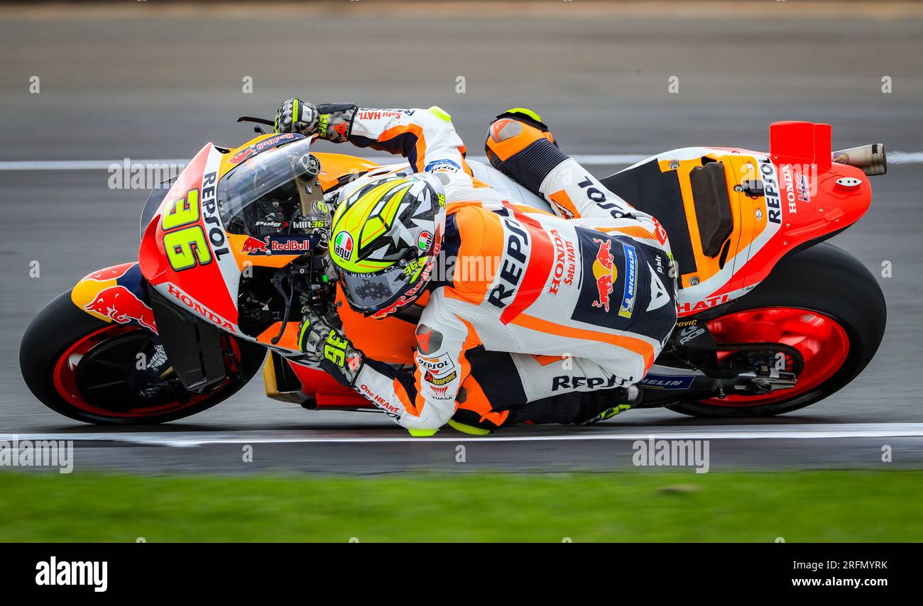 Repsol Honda's Joan Mir during Free Practice Two ahead of the Monster ...