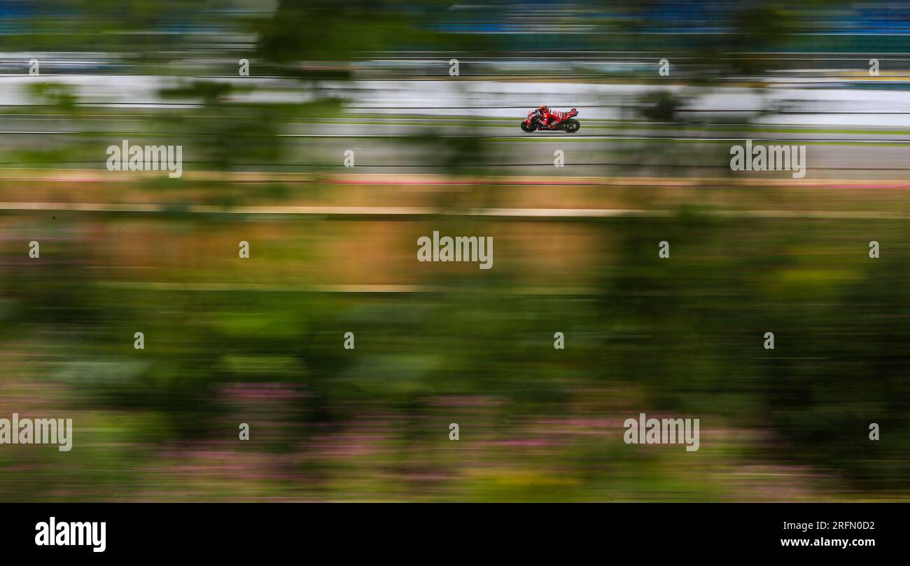 Ducati Lenovo's Francesco Bagnaia during Free Practice Two ahead of the ...