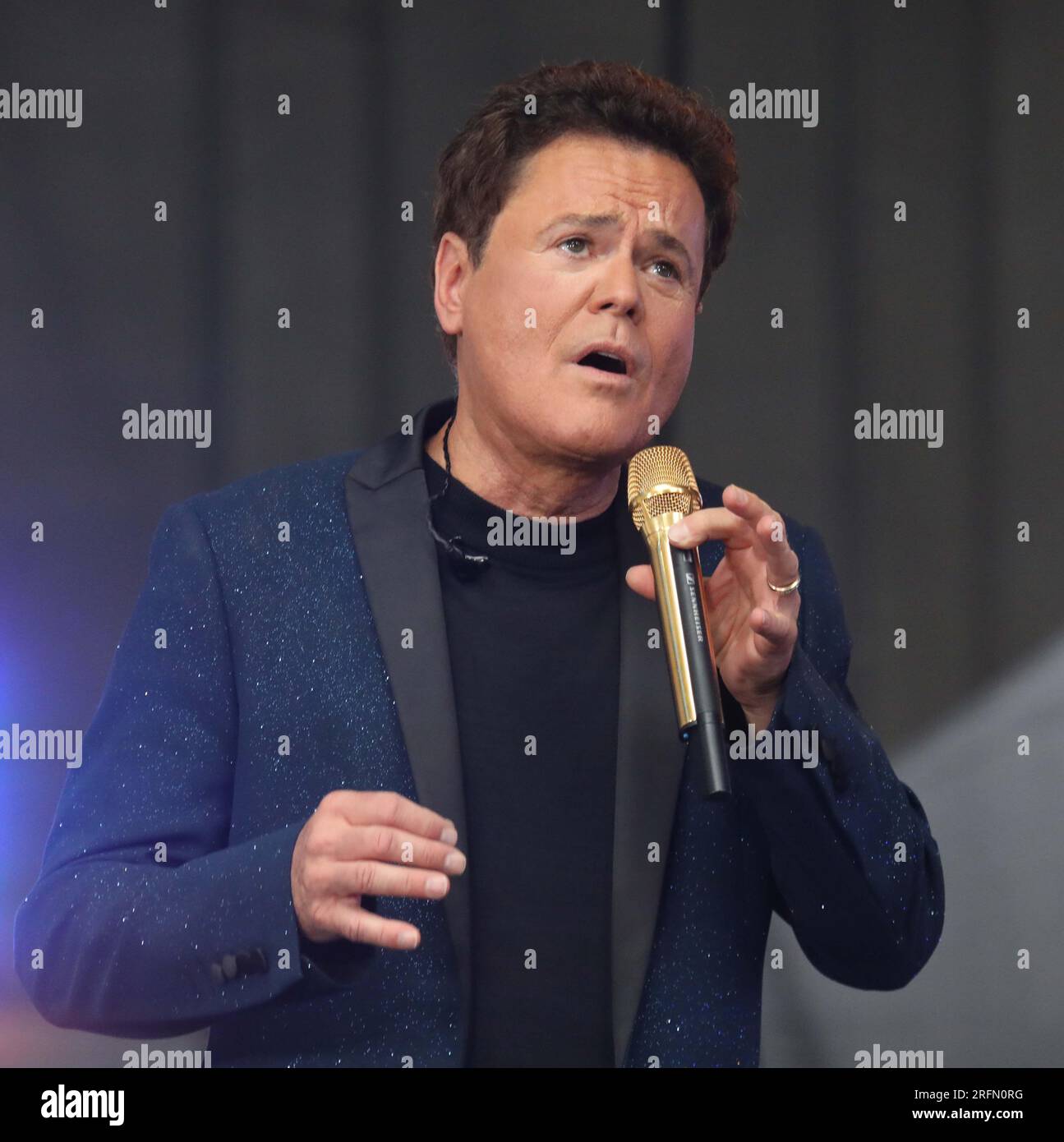 August 4, 2023, New York City, New York, USA: Singer DONNY OSMOND ...