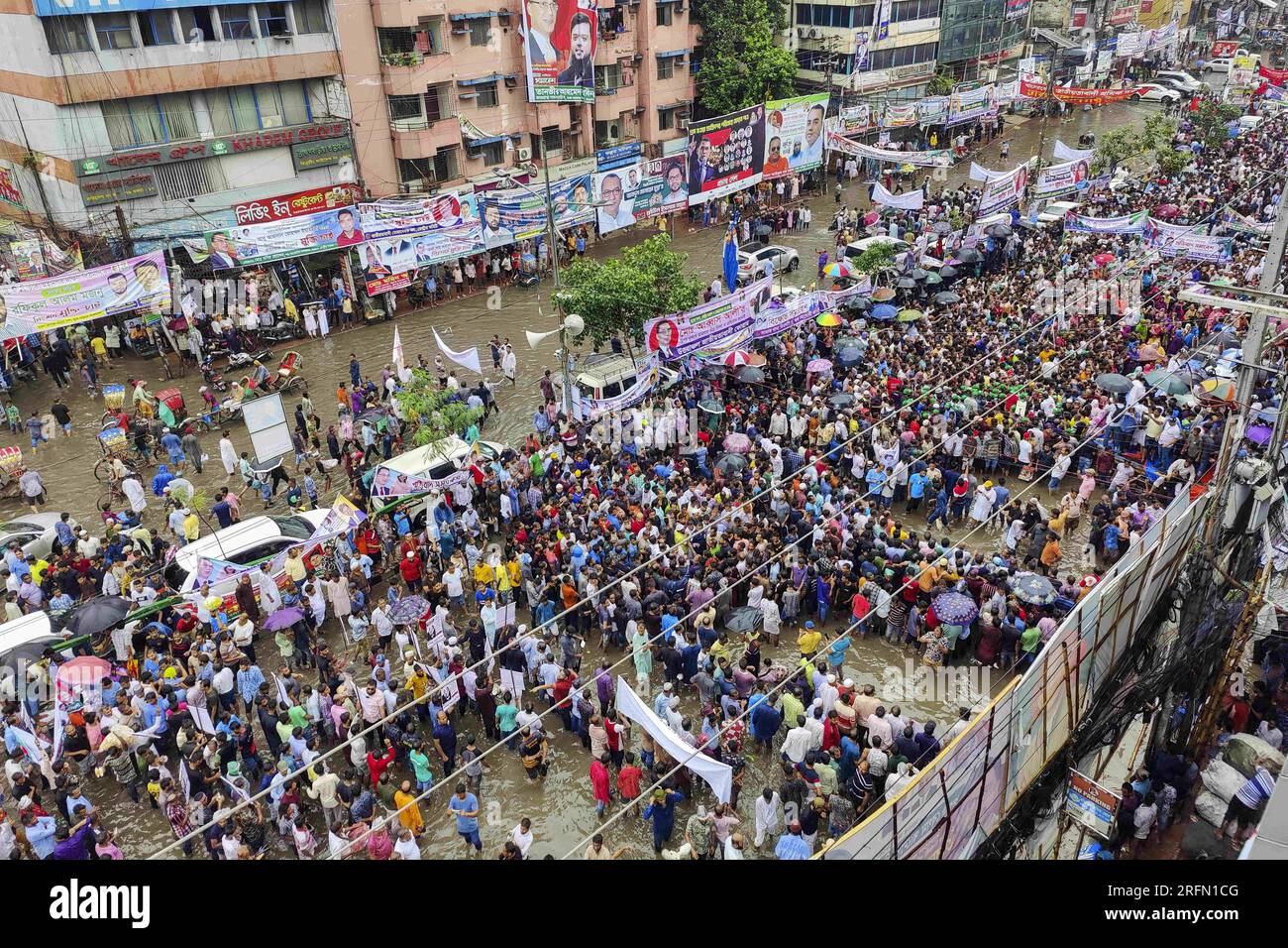 Dhaka, Bangladesh. 04th Aug, 2023. Supporters of the opposition ...