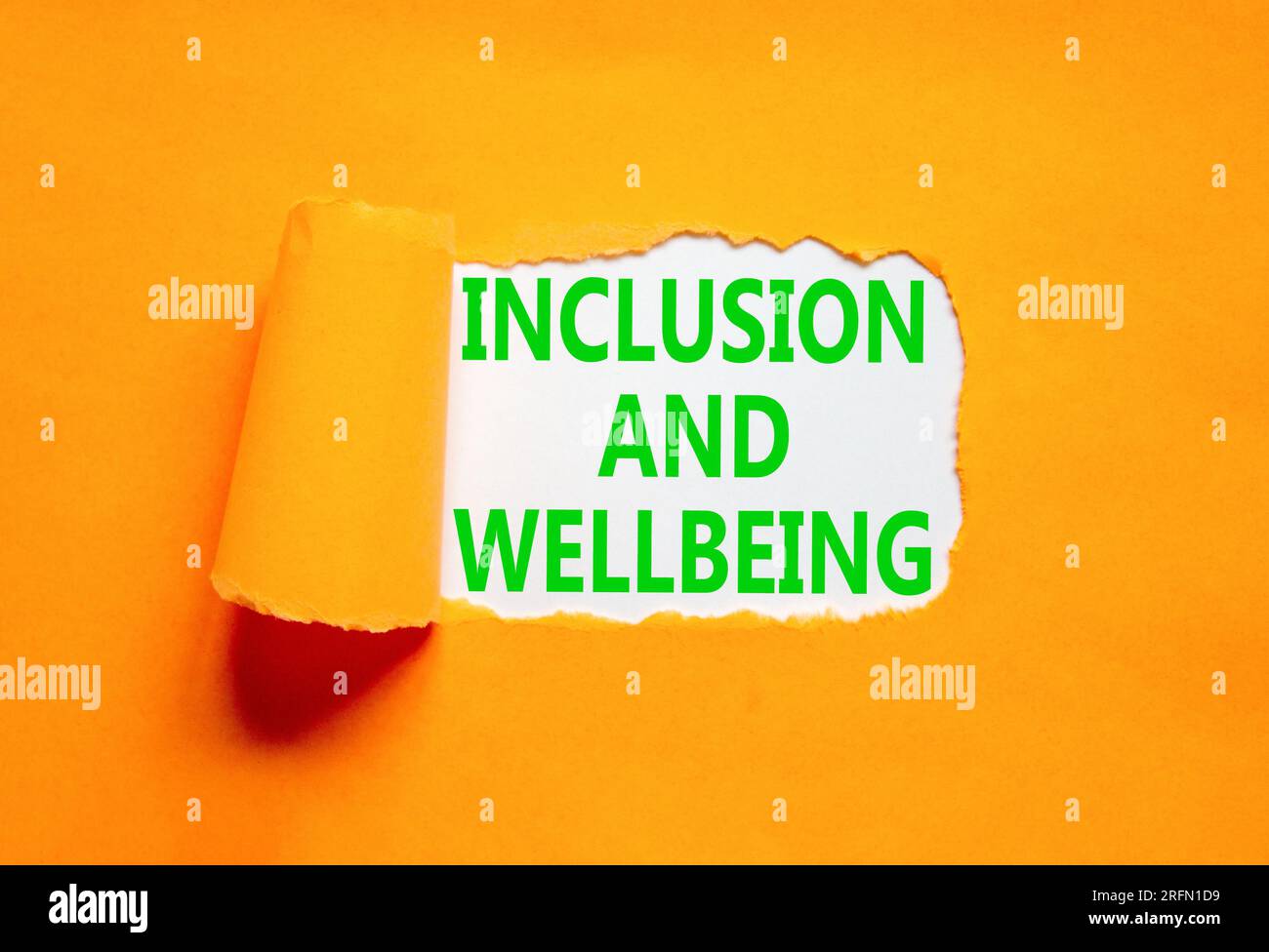 Inclusion and wellbeing symbol. Concept words Inclusion and wellbeing ...