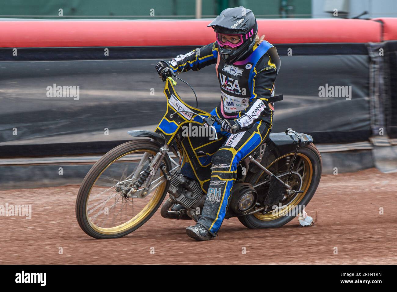 Katy Bullock on track during the FIM Women's Speedway Academy at the ...