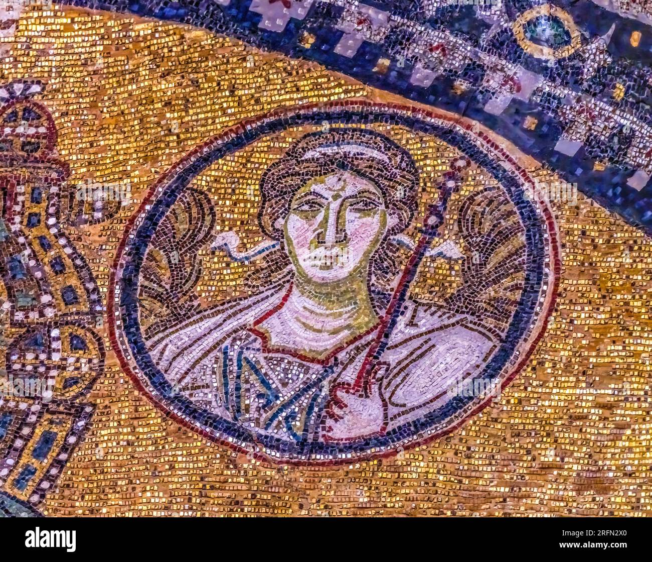 Angel Jesus Mosaic Entrance Hagia Sophia Mosque Istanbul Turkey ...
