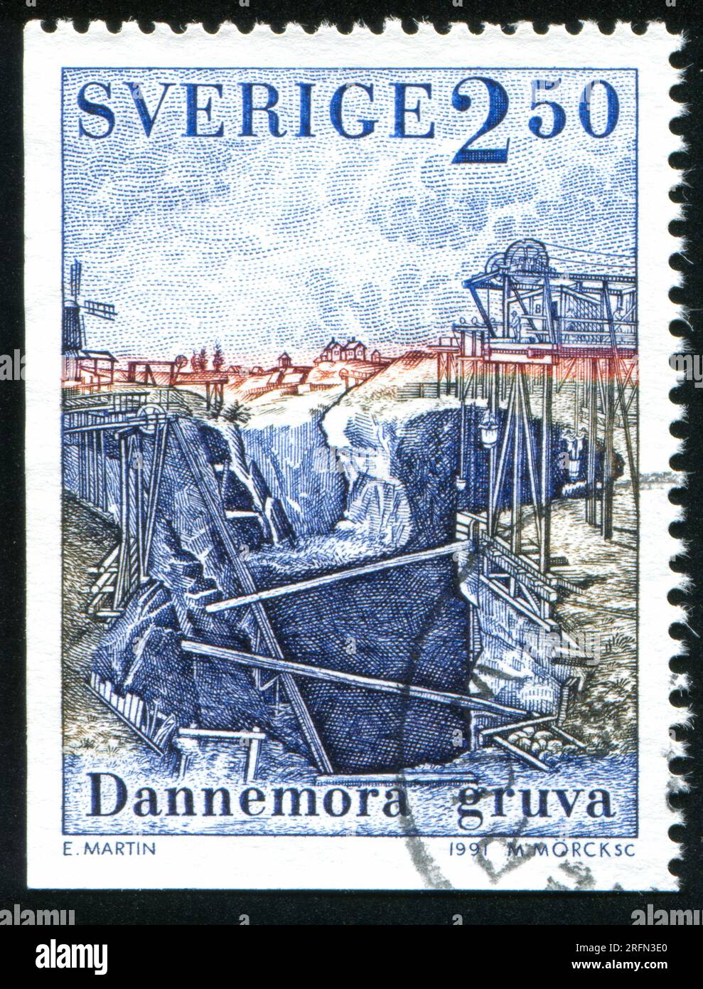 RUSSIA KALININGRAD, 29 SEPTEMBER 2013: stamp printed by Sweden, shows ...
