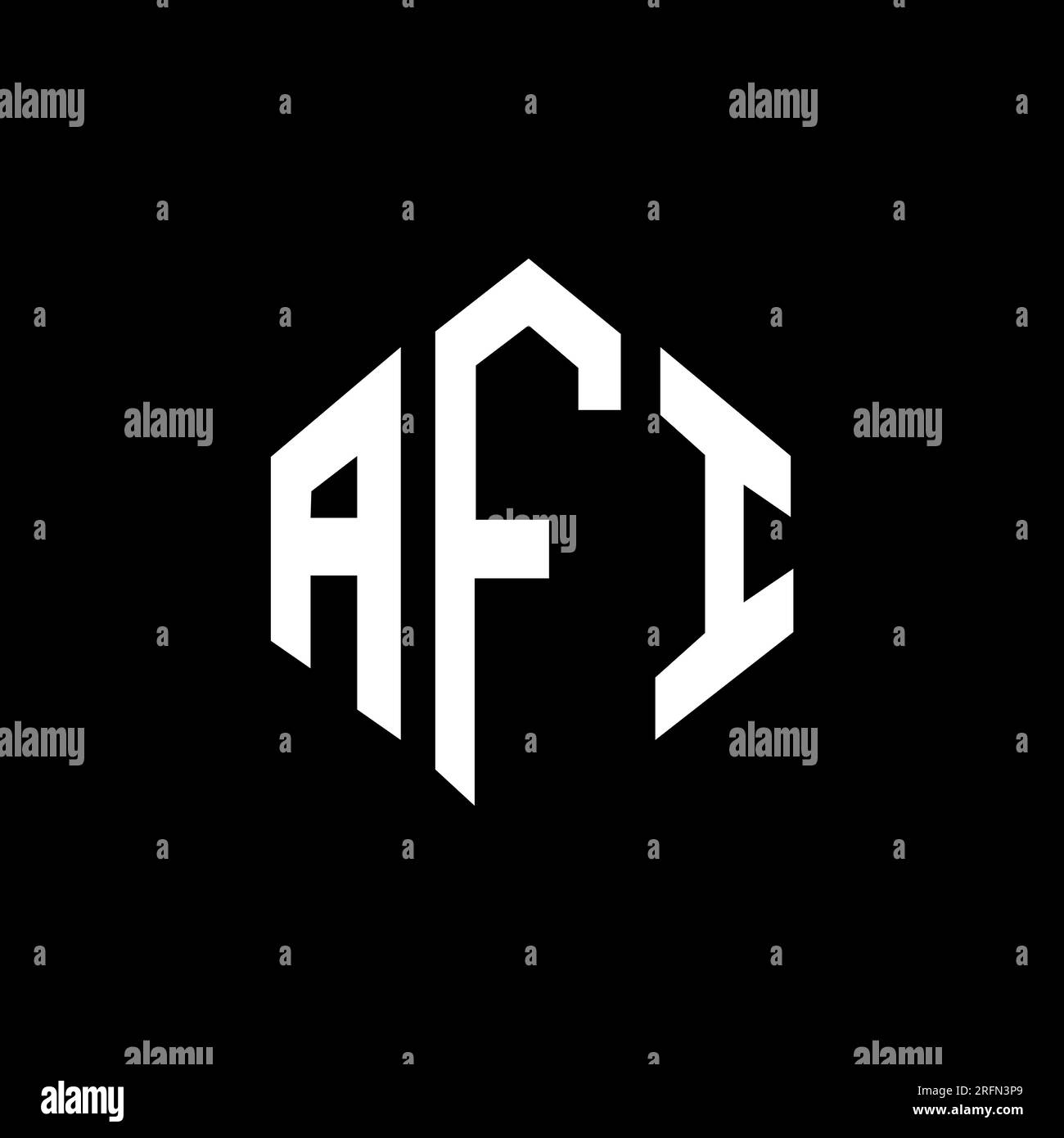 Letter afi vector hi-res stock photography and images - Alamy